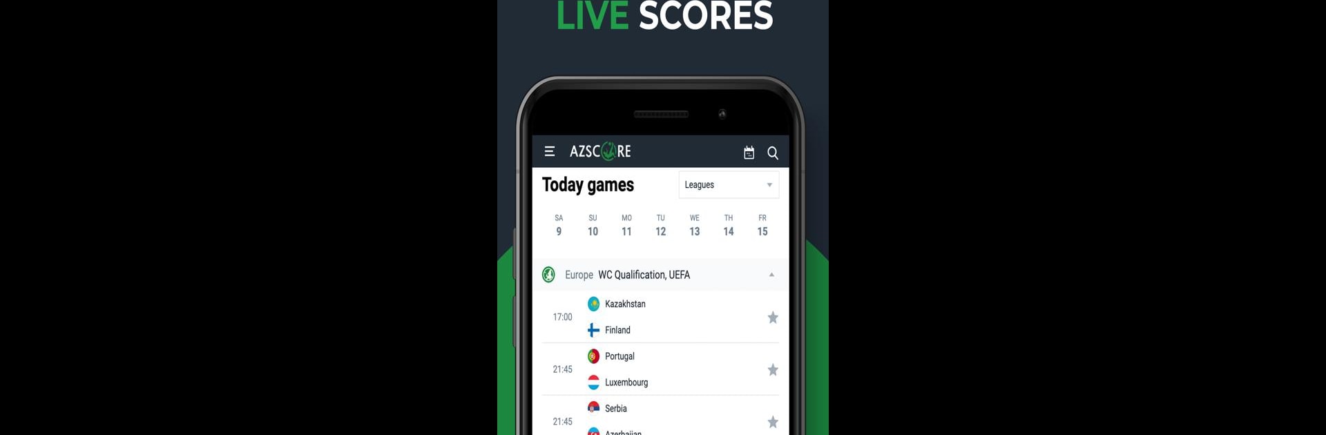 Descarga y juega a AZScore: Sport live scores en PC y Mac (Emulador)