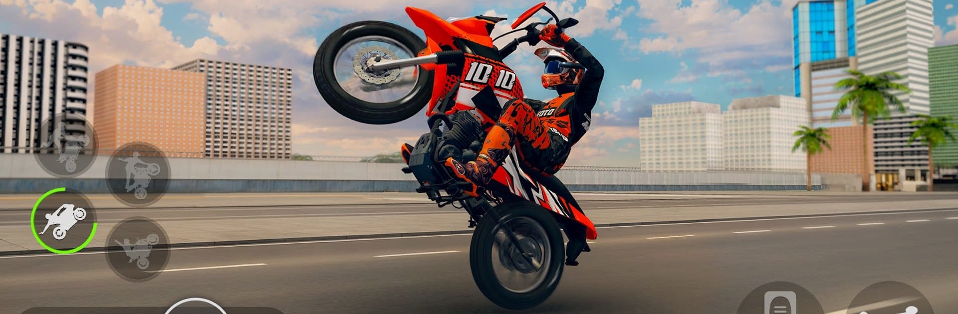 Download & Play Wheelie Stunt Moto Ride Master on PC & Mac (Emulator)