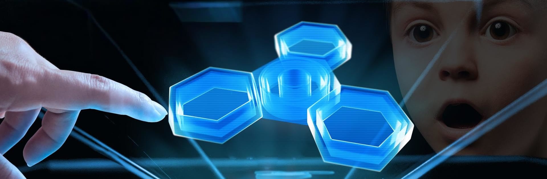 Download & Play Hand spinner 3d - hologram pyr on PC & Mac (Emulator)