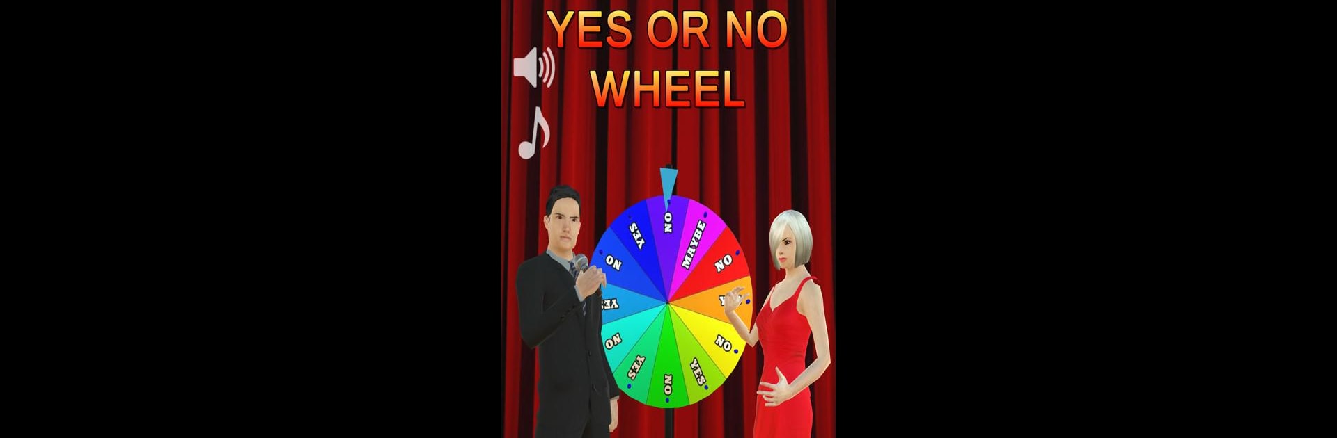 Baixar & Jogar YES or NO wheel - spin to deci no PC & Mac (Emulador)
