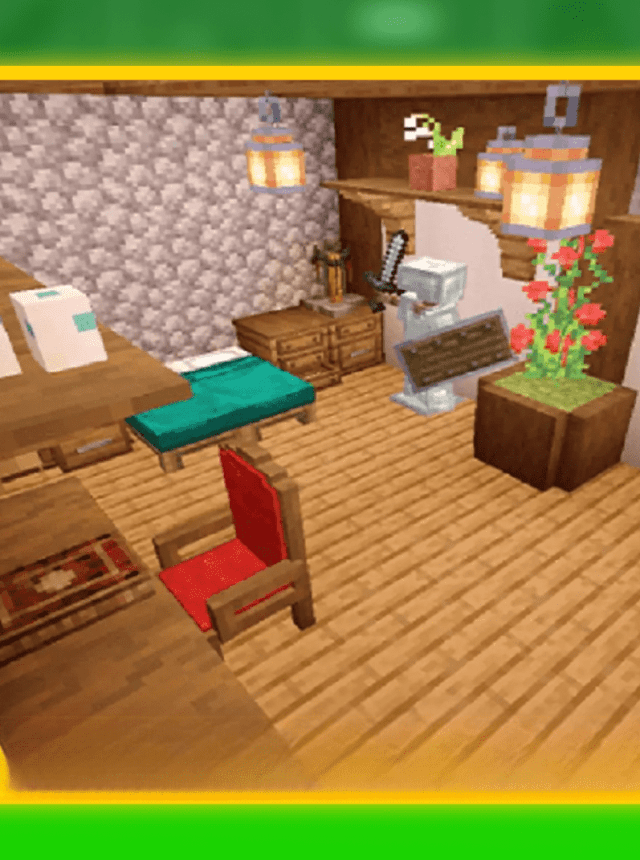 Minecraft Modern Home Furniture Minecraft Modern House Interior
