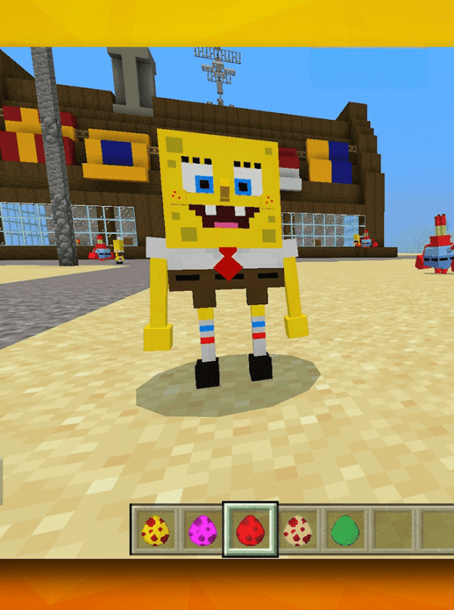 Spongebob Karte Minecraft Map Bikini Bottom MCPE APK Download For